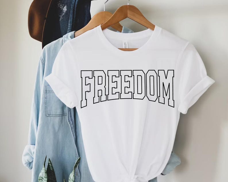 Freedom SVG PNG: Minimalist Inspirational Quote, Cricut Cut File ...