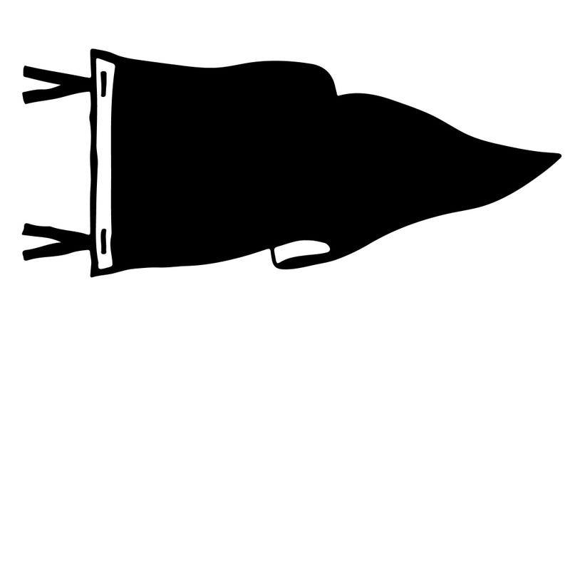 Felt Pennant Logo - Etsy