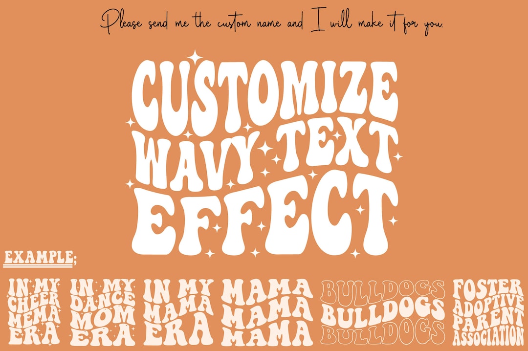 Custom Wavy Font Svg, Custom Wavy Text Svg, Custom Wavy Letters Svg, Custom Wavy Stacked Svg ...