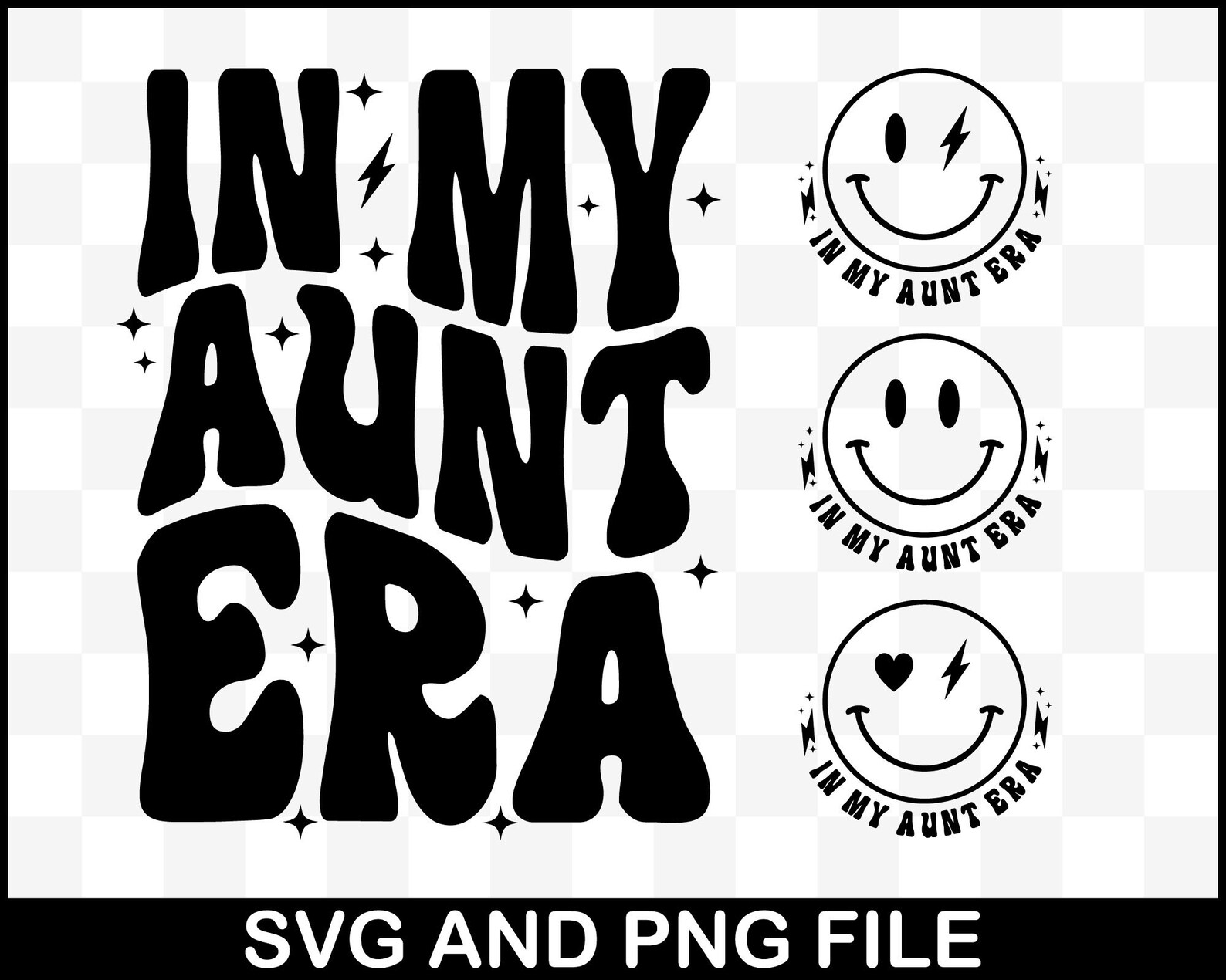 In My Aunt Era Svg Png, Aunt Svg, Auntie Svg, Auntie Era Svg, Aunt Era ...