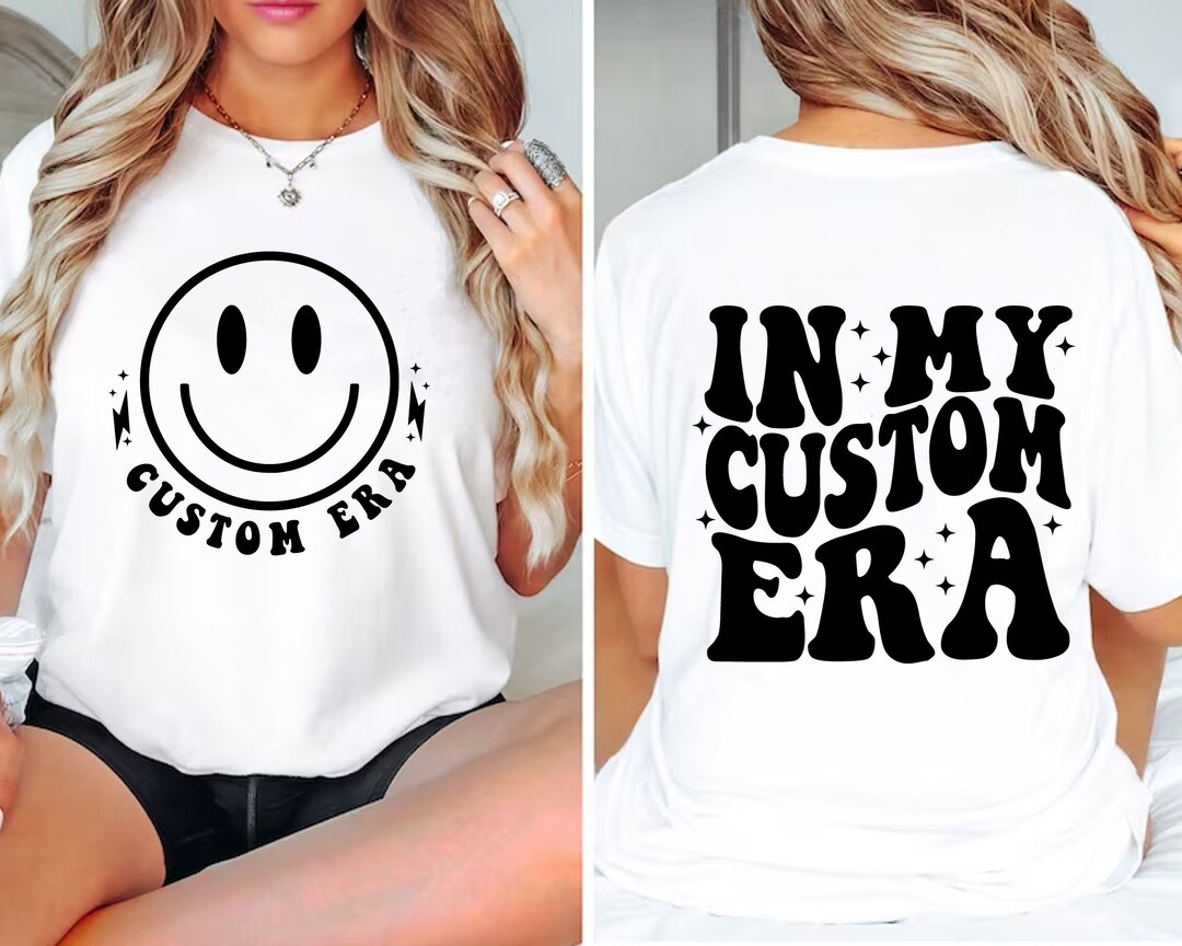 Custom Era SVG PNG: Groovy Text, Wavy Stacked Design (digital Download ...