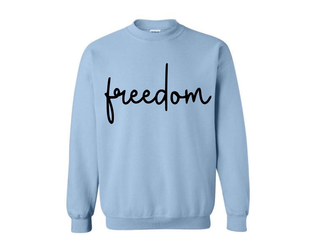 Freedom Cursive SVG PNG: Minimalist T-shirt Design (digital Download ...