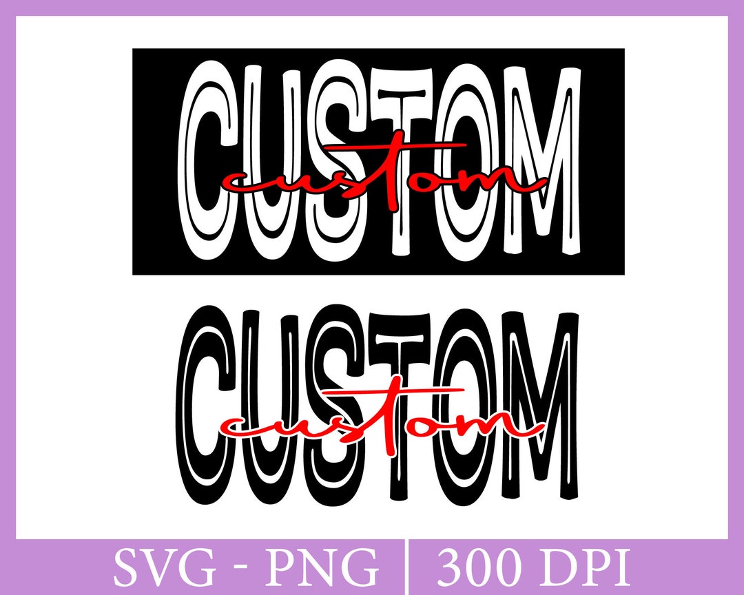 Custom Black Line Svg, Digital Download, Custom Svg, Team Spirit Svg ...