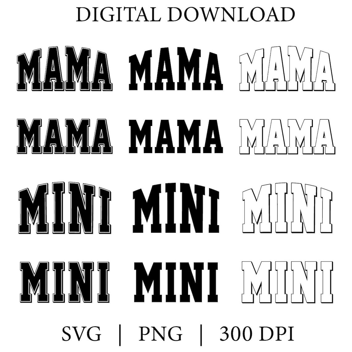 Mama Png Bundle, Mama Png, Mama Svg, Mama Svg File, Mama Png Retro, Mom ...