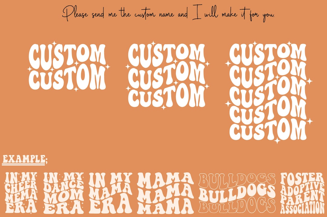 Wavy Text Svg Png, Custom Wavy Letters Svg, Custom Wavy Font Svg ...