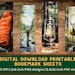 Rustic Camping Printable Bookmark PNG Bundle | Whimsical Outdoors ...