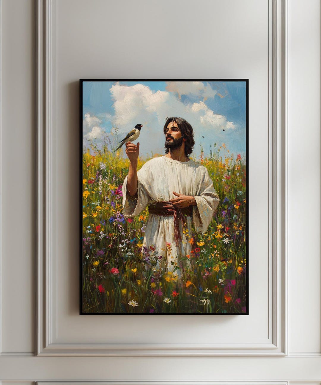 His Eye is on the Sparrow Printable Christian Wall Art | Jesus ...