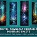 Starry Forest Printable Bookmark PNG Bundle | Fantasy Forest Bookmark ...
