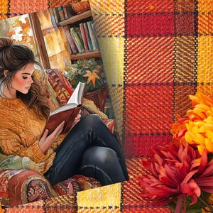 Fall Reading Nook Printable Pages | Cozy Autumn Wall Art | Fall ...