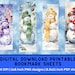 Cute Snowman Printable Bookmarks PNG Bundle | Beautiful Bookmark | Cute ...