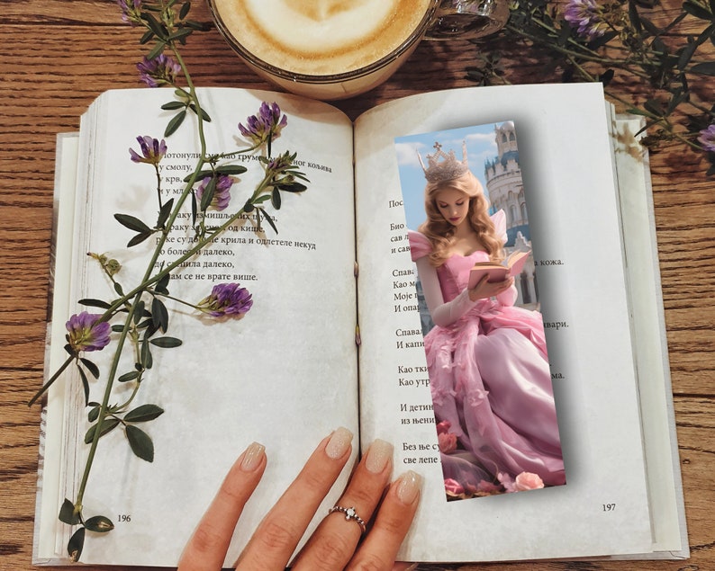 Reading Princess Printable Bookmarks Bundle Fairytale Bookmark Academia ...