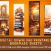 Fall Academia Autumn Reading Printable Bookmark Bundle | Cozy Bookmark ...