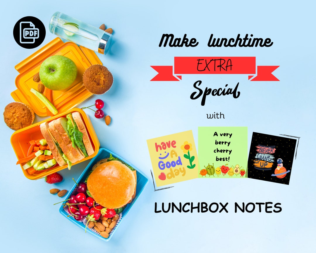 Printable Lunchbox Cards | Positive Notes | Inspiring Notes for Kids ...