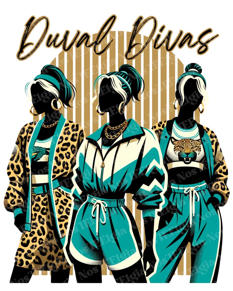 Duval Divas Jacksonville Jaguars PNG File - Etsy