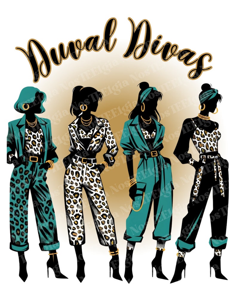 Duval Divas Jacksonville Jaguars PNG File - Etsy