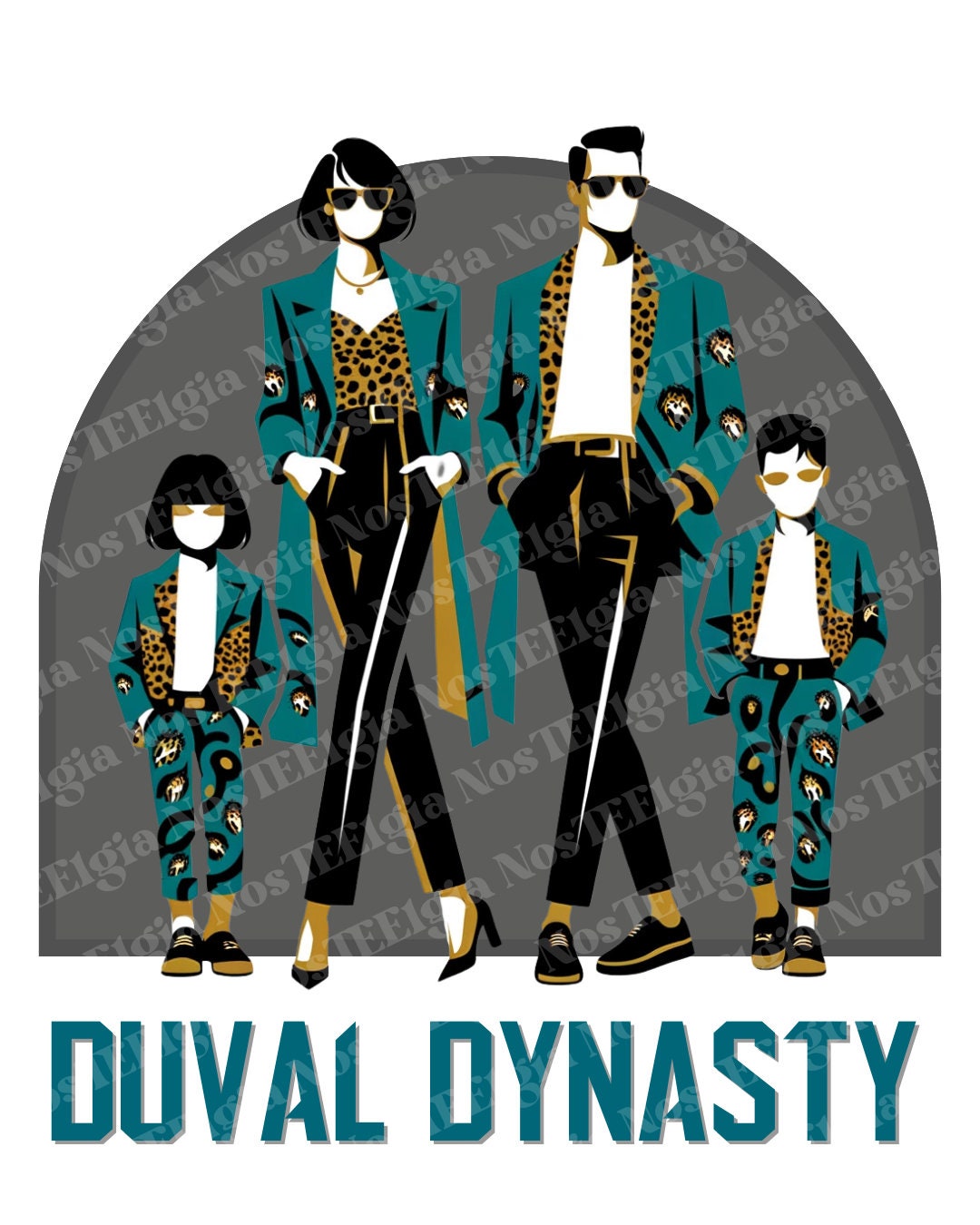 Duval Dynasty Jacksonville Jaguars Family PNG File - Etsy