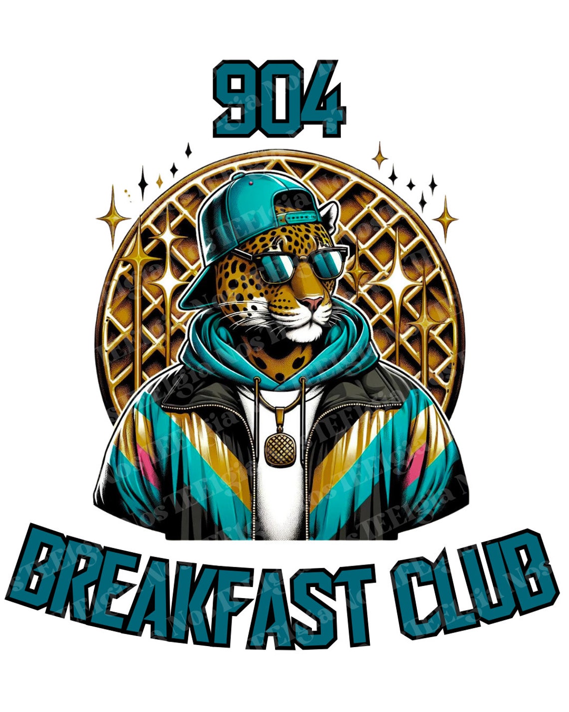 904 Breakfast Club Jacksonville Jaguars Waffle Duval PNG File - Etsy