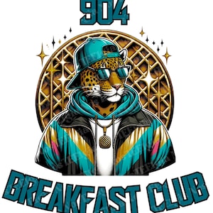 904 Breakfast Club Jacksonville Jaguars Waffle Duval PNG File - Etsy