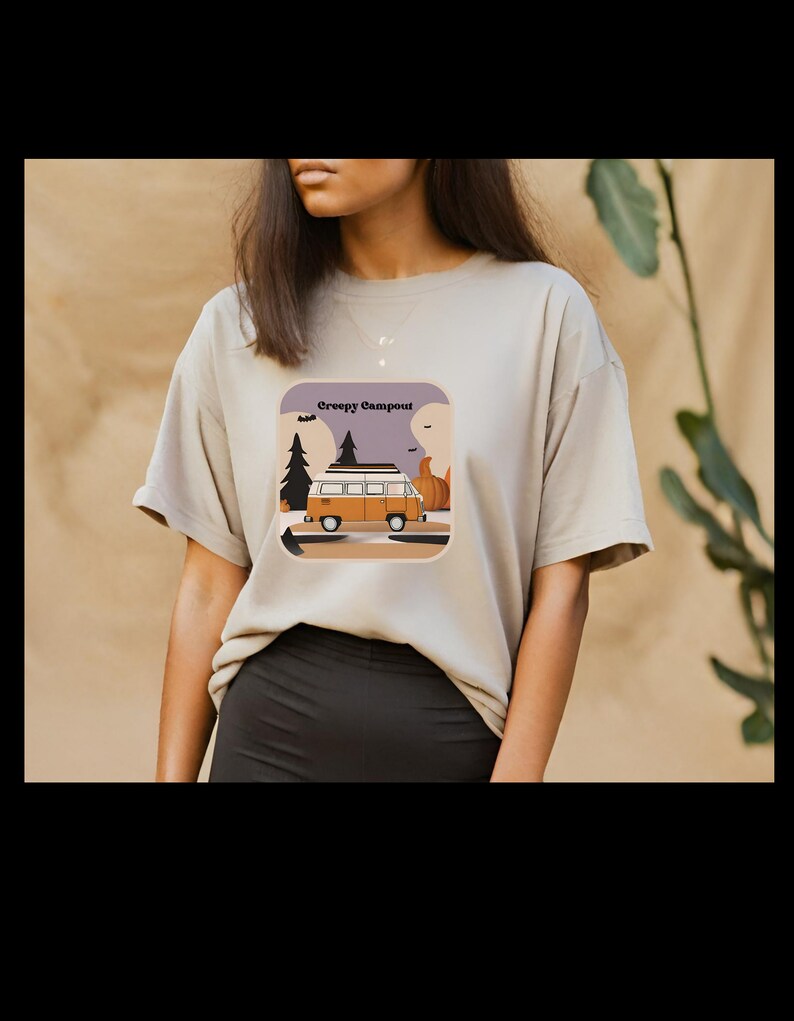 Creepy Campout 70s Retro Groovy Cool Disco Halloween Spooky Van Life ...