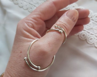 Thumb Splint 925 Silver Ring, MCP Hyperextension Splint, Arthritis ...