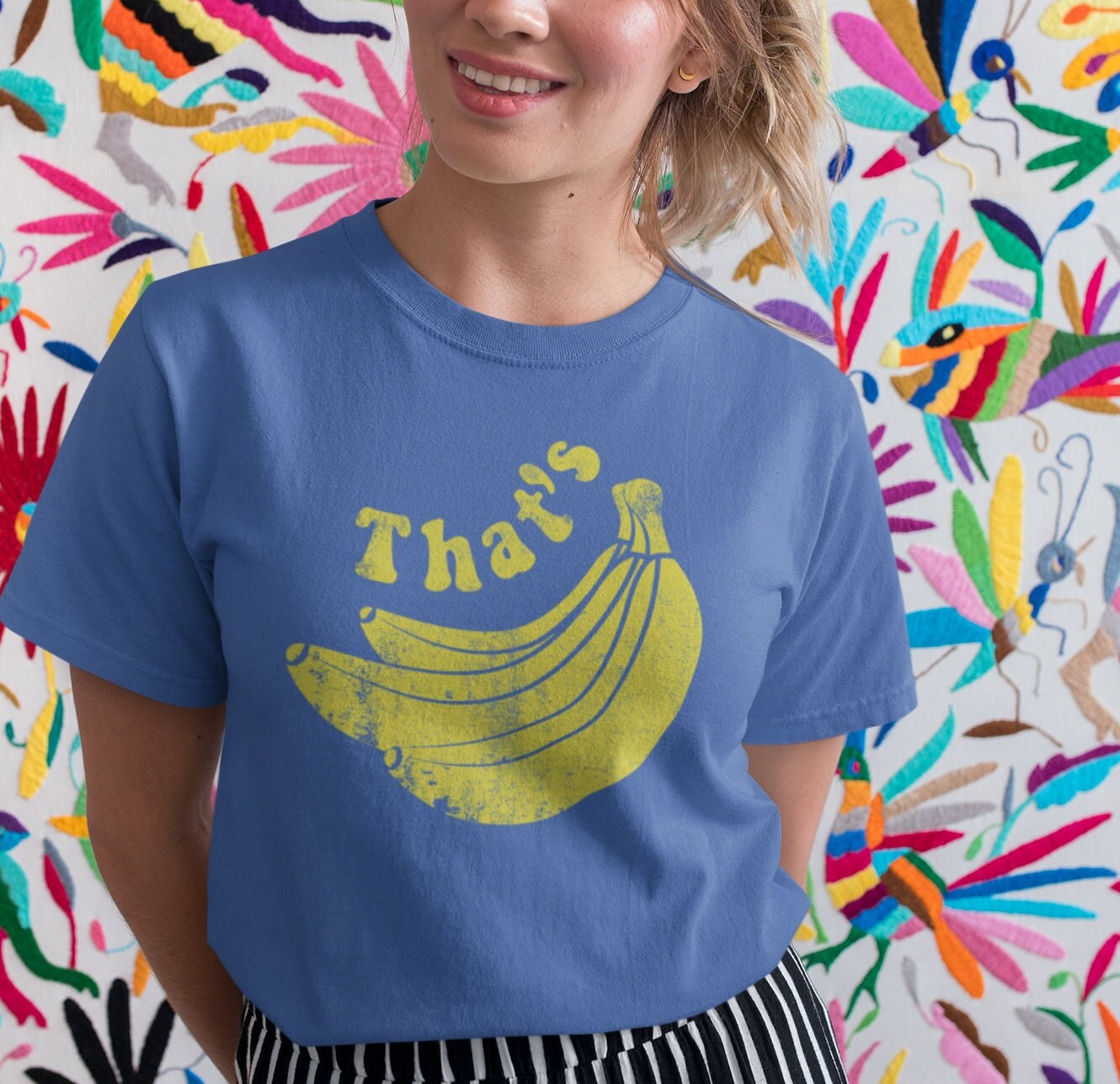 THATS Bananas Vintage Design in 7 Colors Bella Canvas 3001 Unisex Tees ...