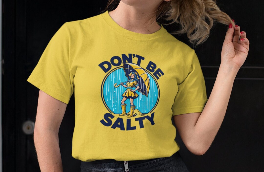 Don't Be Salty: Classic Morton's Salt Girl With Yellow Umbrella on ...