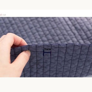 Double Layered, Quilted Padding, Washed Cotton Fabric in 18 Colours - Etsy