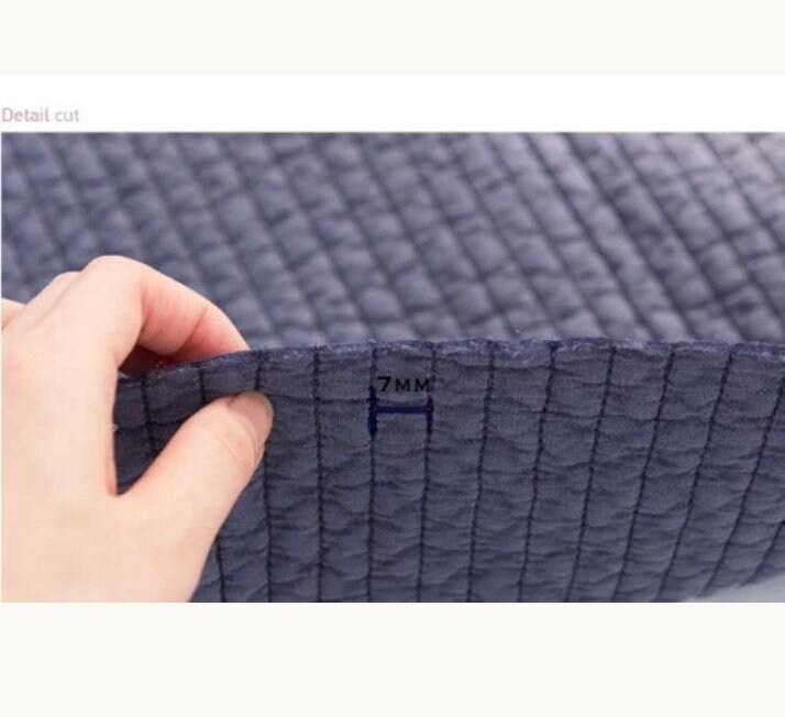 Double Layered, Quilted Padding, Washed Cotton Fabric in 18 Colours - Etsy