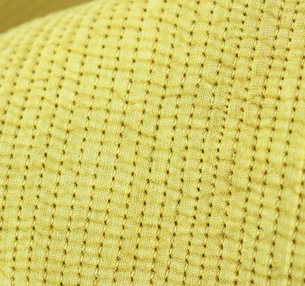 By Yard, Double Layered, Pre Quilted Padding, Washed Cotton Fabric in ...