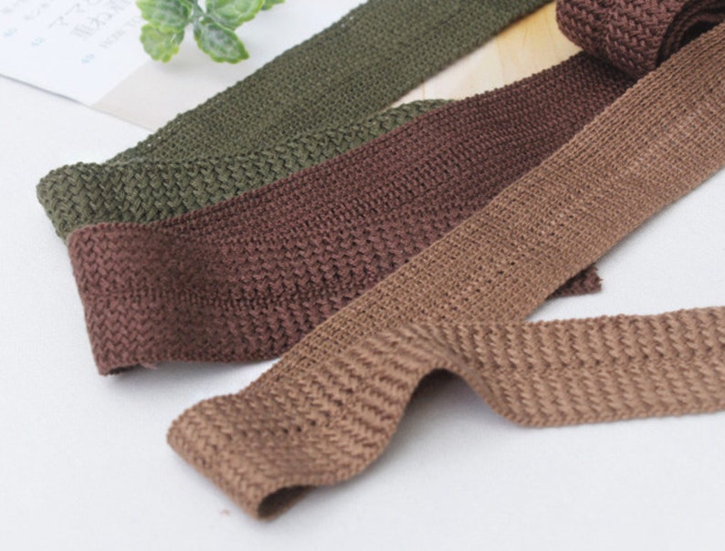 Knit Bias Binding Tape, by 5 Yards (4.5m) 14colours, Knitted Trim ...