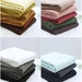 Double Layered, Quilted Padding, Washed Cotton Fabric in 16 Colours ...