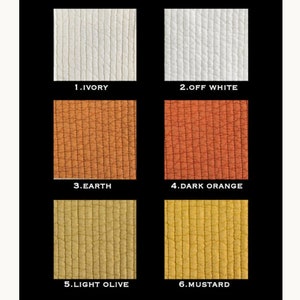 Double Layered, Quilted Padding, Washed Cotton Fabric in 18 Colours - Etsy