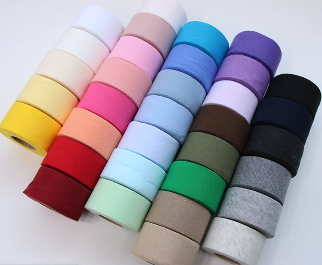 Cotton KNIT BIAS TAPE / 40mm Wide / Stretchy Quilting Trim Ribbon - Etsy