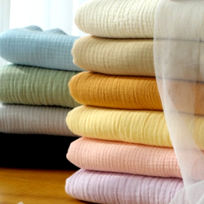 Cotton Crinkle Fabric - Etsy