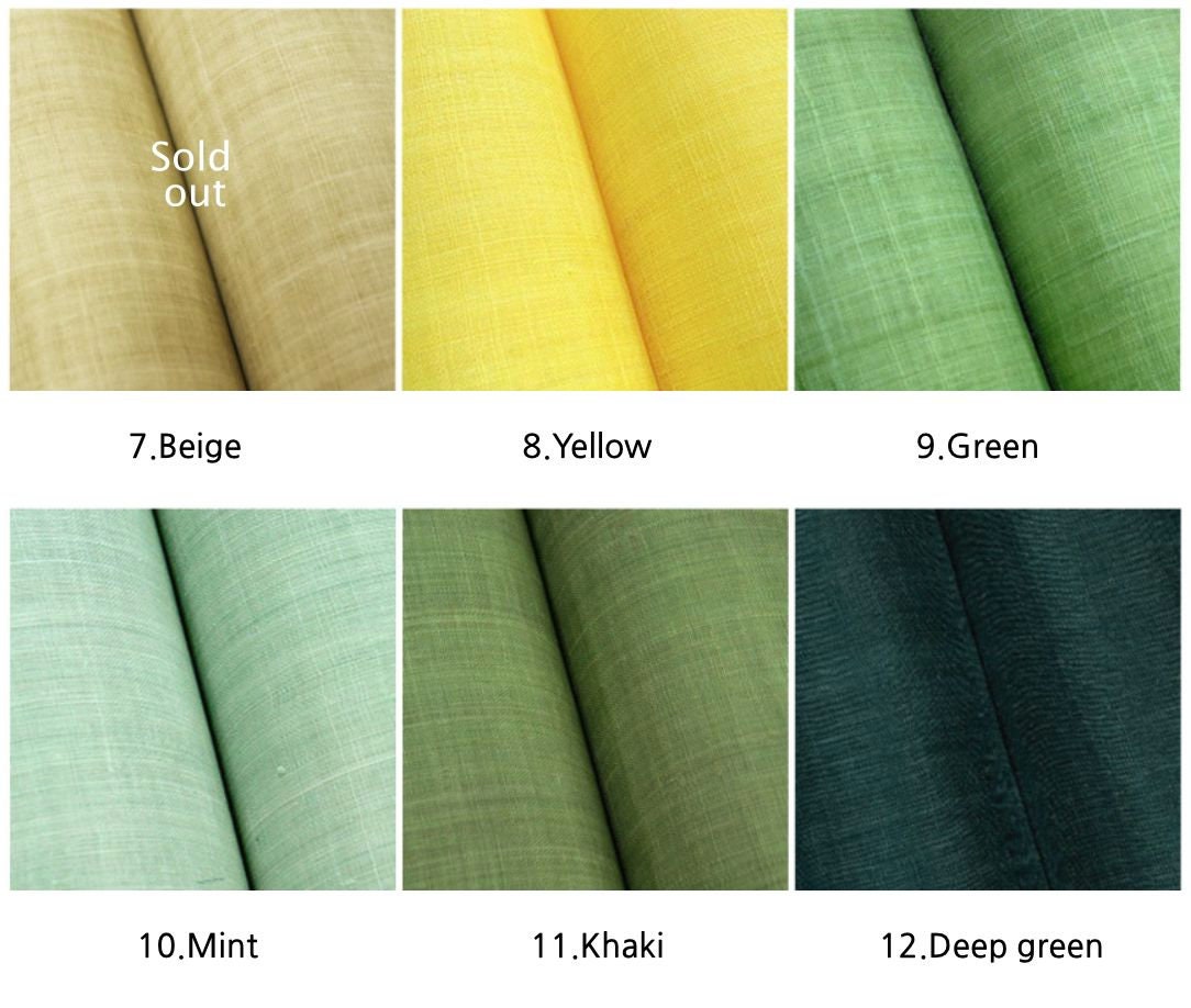 SET OF 4 Colours, Natural RAMIE Fabric, Pojagi Jogakbo Panels - Etsy