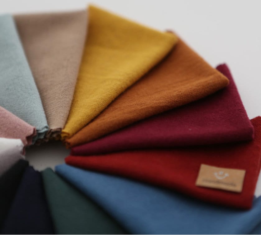 Brushed Flannel Cotton 100% Fabric ,14 Warm Colours, by Yard - Etsy