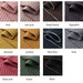 Double Layered, Quilted Padding, Washed Cotton Fabric in 16 Colours ...