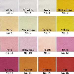 By Yard, 48 Colours Soft Cotton Terry Fabric ,145cm (57") Wide - Etsy