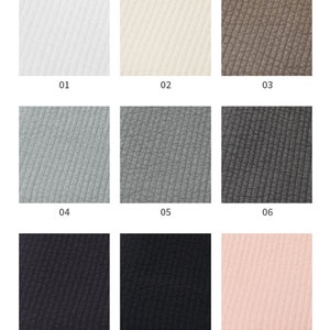 Double Layered, Quilted Padding, Washed Cotton Fabric in 30 Colours - Etsy