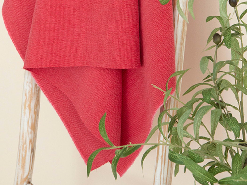 By Yard, Double Layered, Pre Quilted Padding, Washed Cotton Fabric in ...