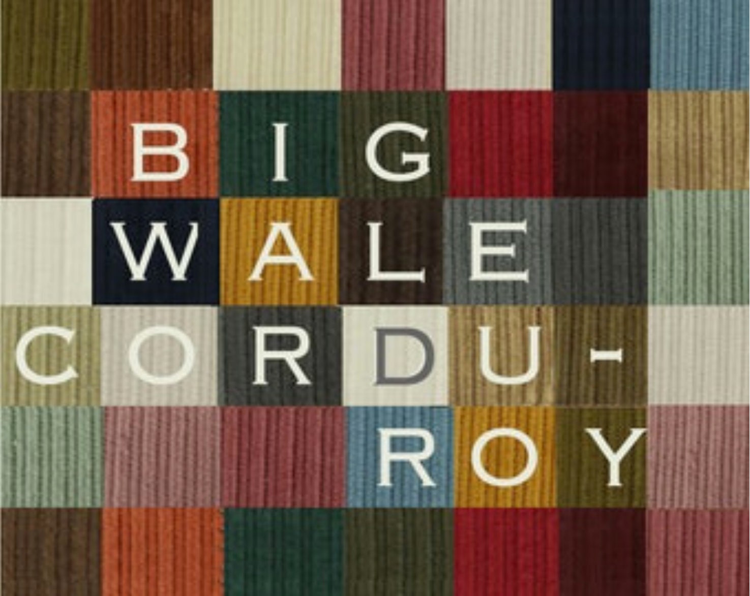 Big Wale Corduroy Fabric, Lovely 26 Colours, by Yard, - Etsy