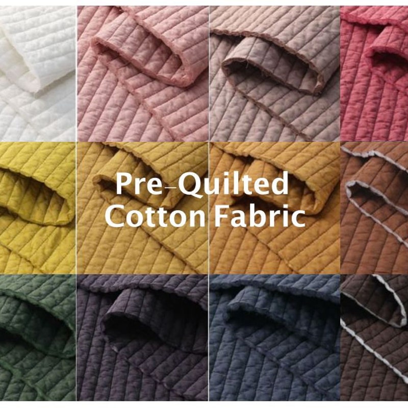 Double Sided Pre Quilted Fabric - Etsy