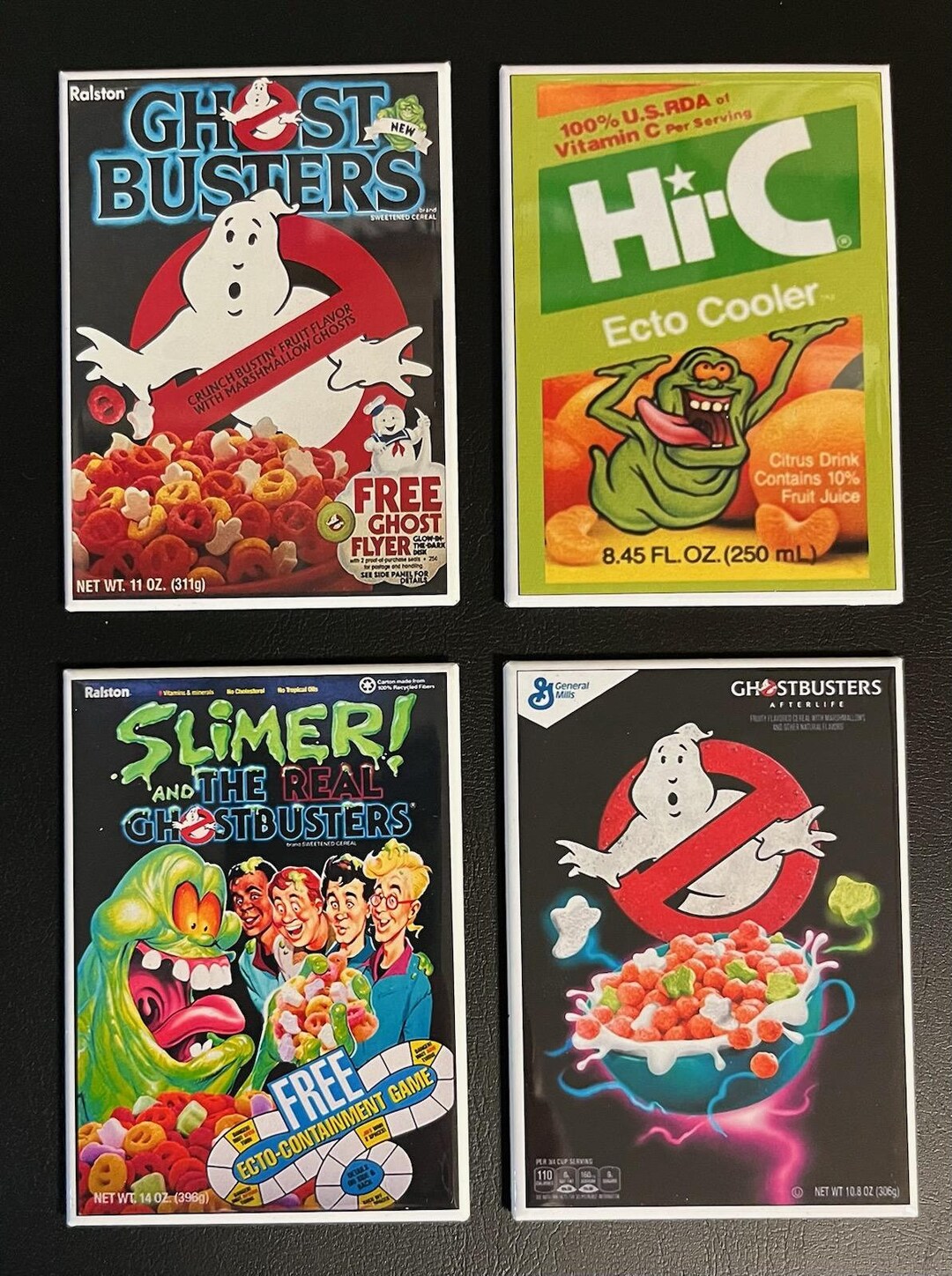 Retro Spooky 80s Ghost Cereal Magnets - Etsy