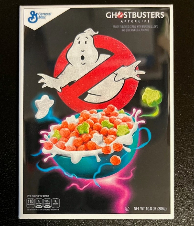 Retro Spooky 80s Ghost Cereal Magnets - Etsy