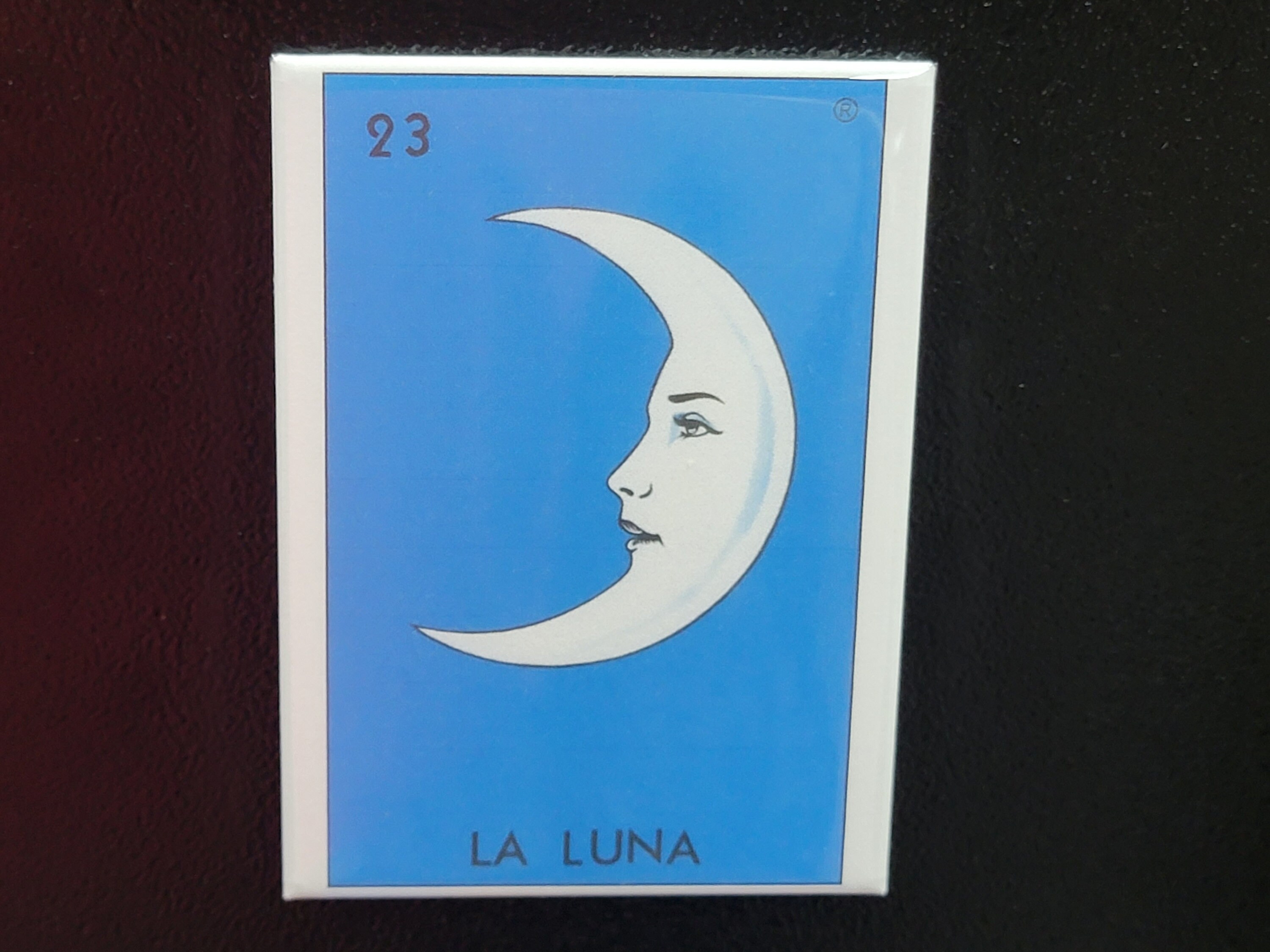Retro La Loteria La Luna Magnet - Etsy