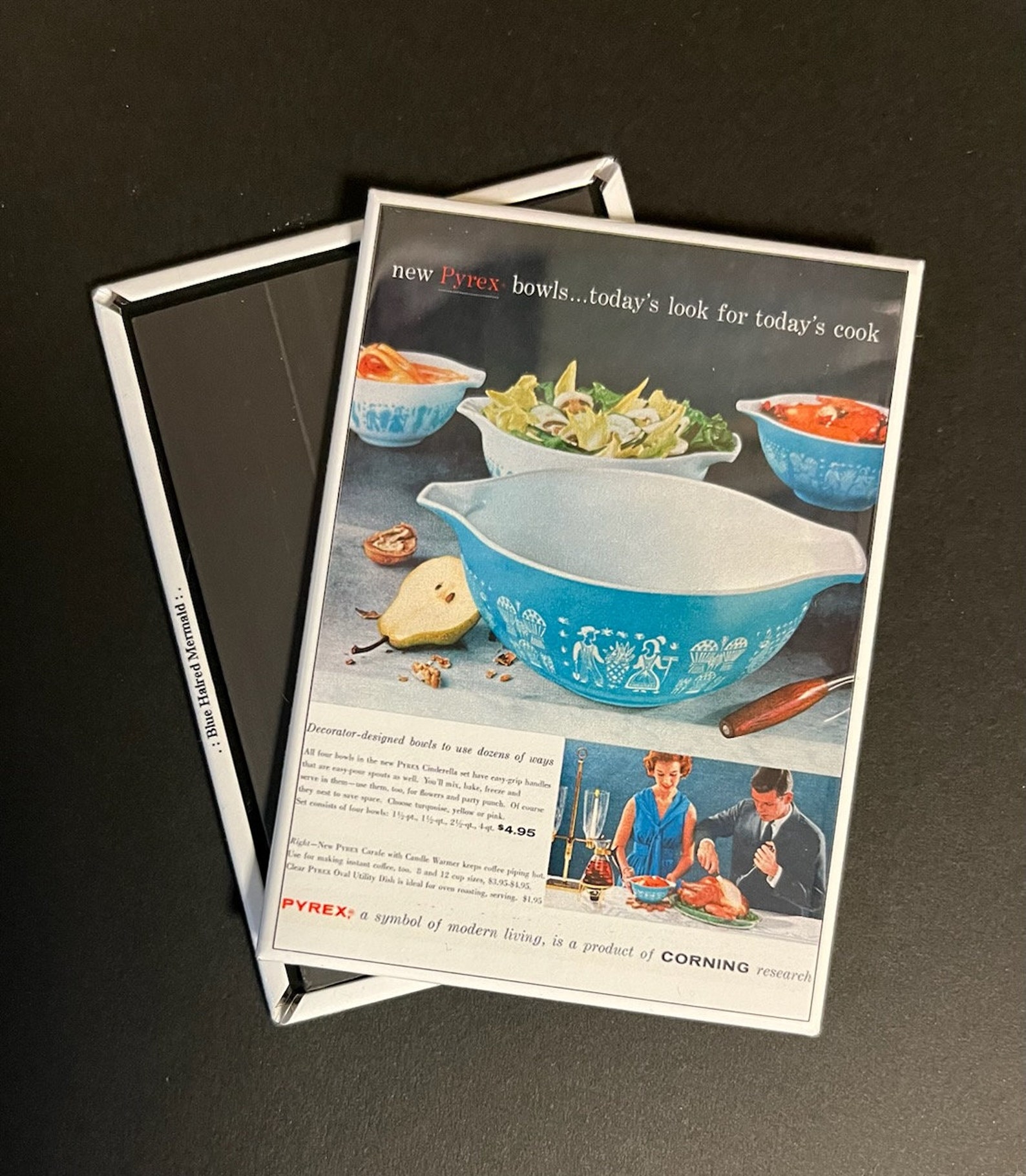 Retro Pyrex Advertisement Magnet Set - Etsy