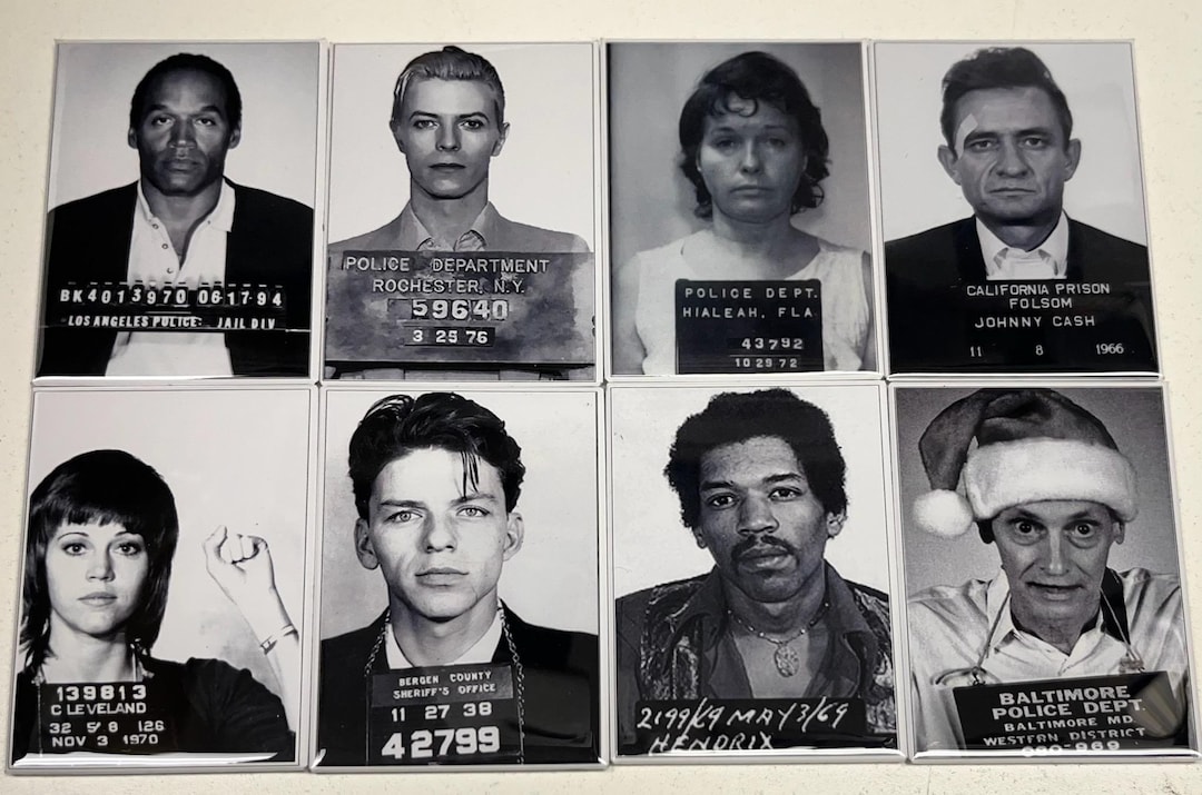 Celebrity Mug Shot Series 1 Kitchen Magnet - Etsy