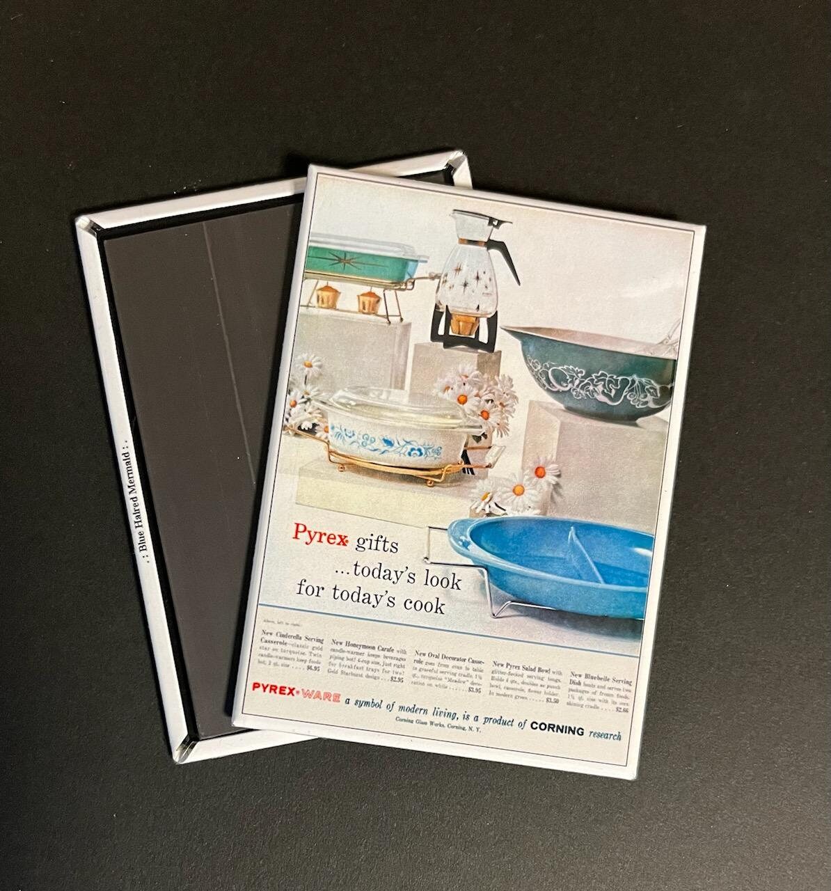 Retro Pyrex Advertisement Magnet Set - Etsy