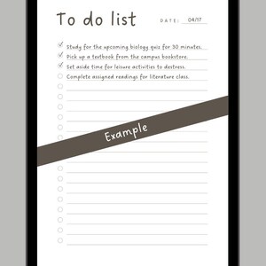 Basic To-do List: Simple Task Template, Productivity Planner, A4 Size ...