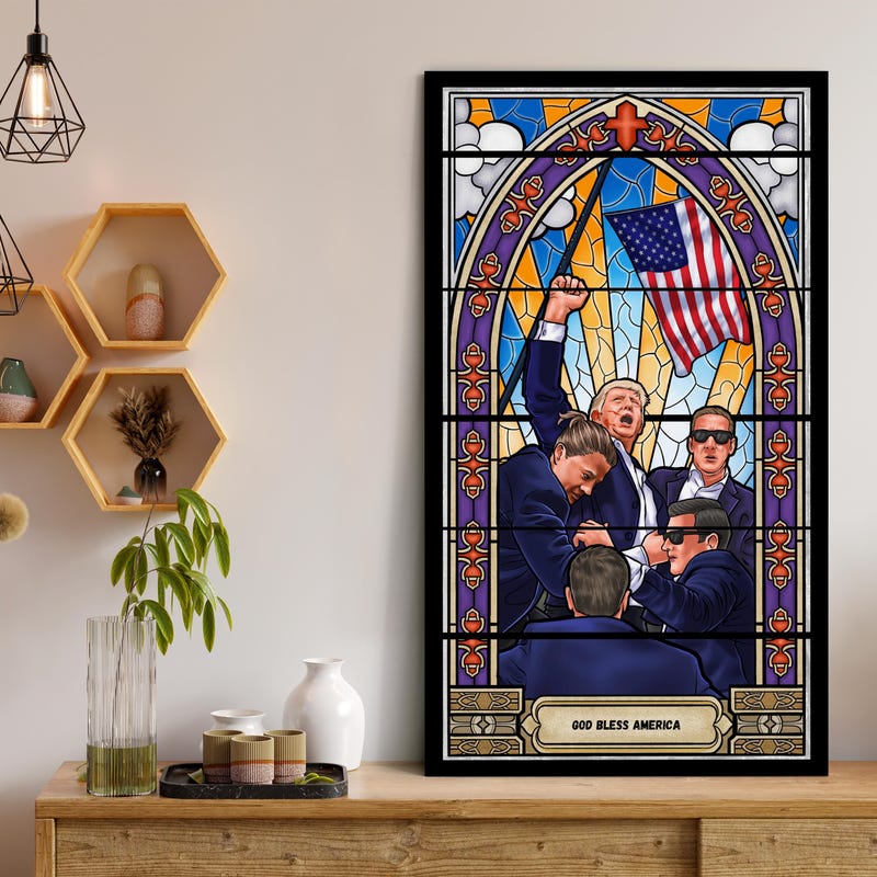 Trump Canvas Wall Art - Etsy